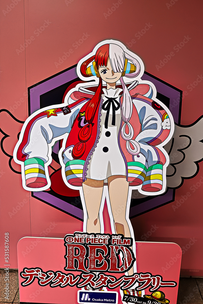 Osaka, Japan - Sep 6, 2022 : Photo of anime characters princess Uta ...