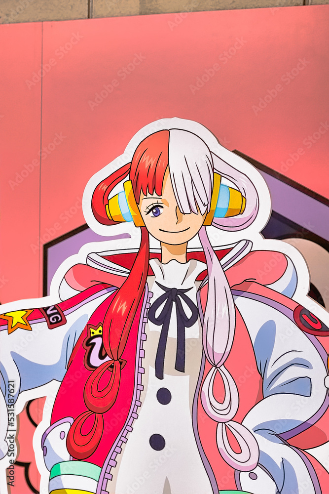 Osaka, Japan - Sep 6, 2022 : Photo of anime characters princess Uta ...