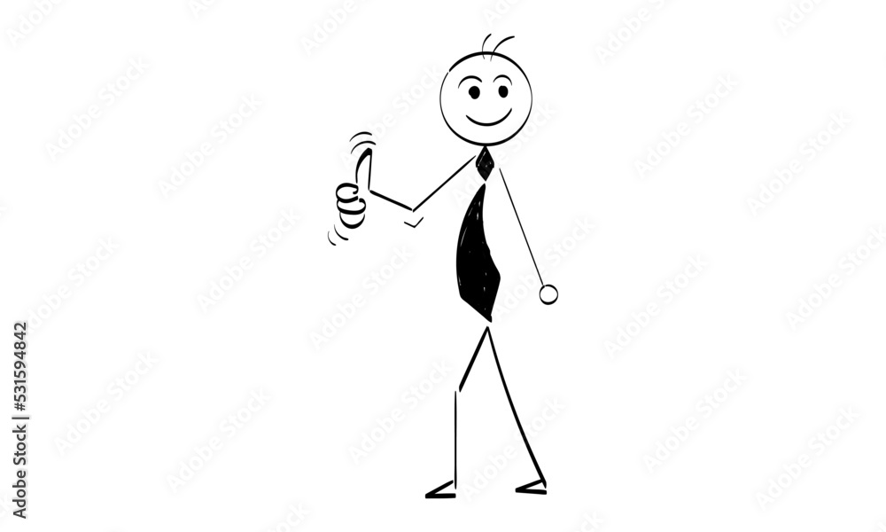 Vector Stickman Character illustration. Sketch stick figure isolated ...