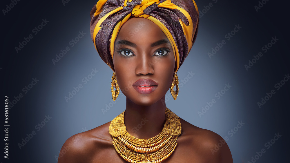 Traditional African Woman Beauty