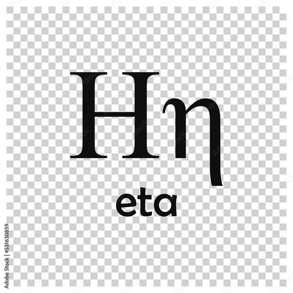 Simple eta. The Greek alphabet has been used to write the Greek ...