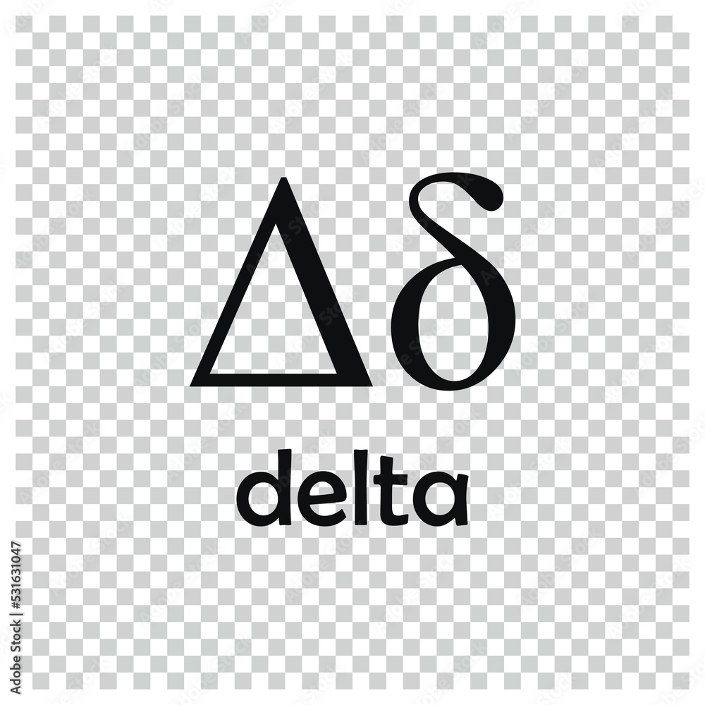 Simple delta. The Greek alphabet has been used to write the Greek ...