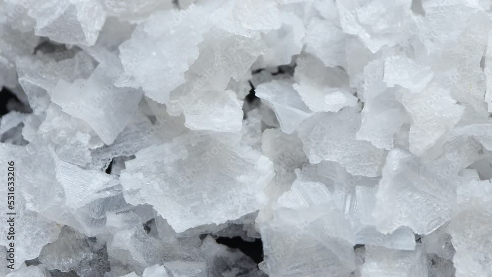 Flower of salt, is a salt that forms as a thin. Flower of salt crystals ...