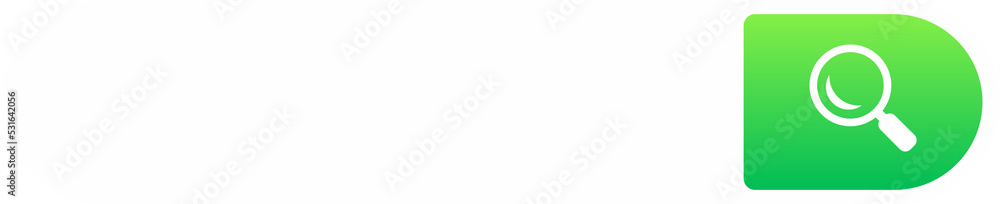 Search bar with shadow on transparent background. Search engine box ...