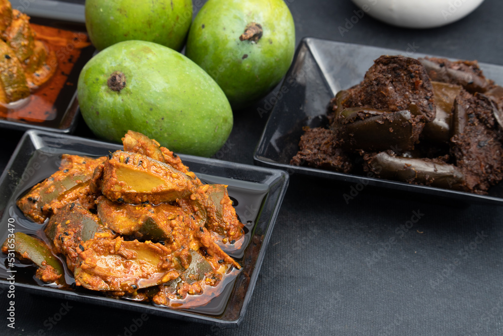 Mango Pickle Also Called Aam Ka Achar, Organic Dry Kachi Keri Achaar ...