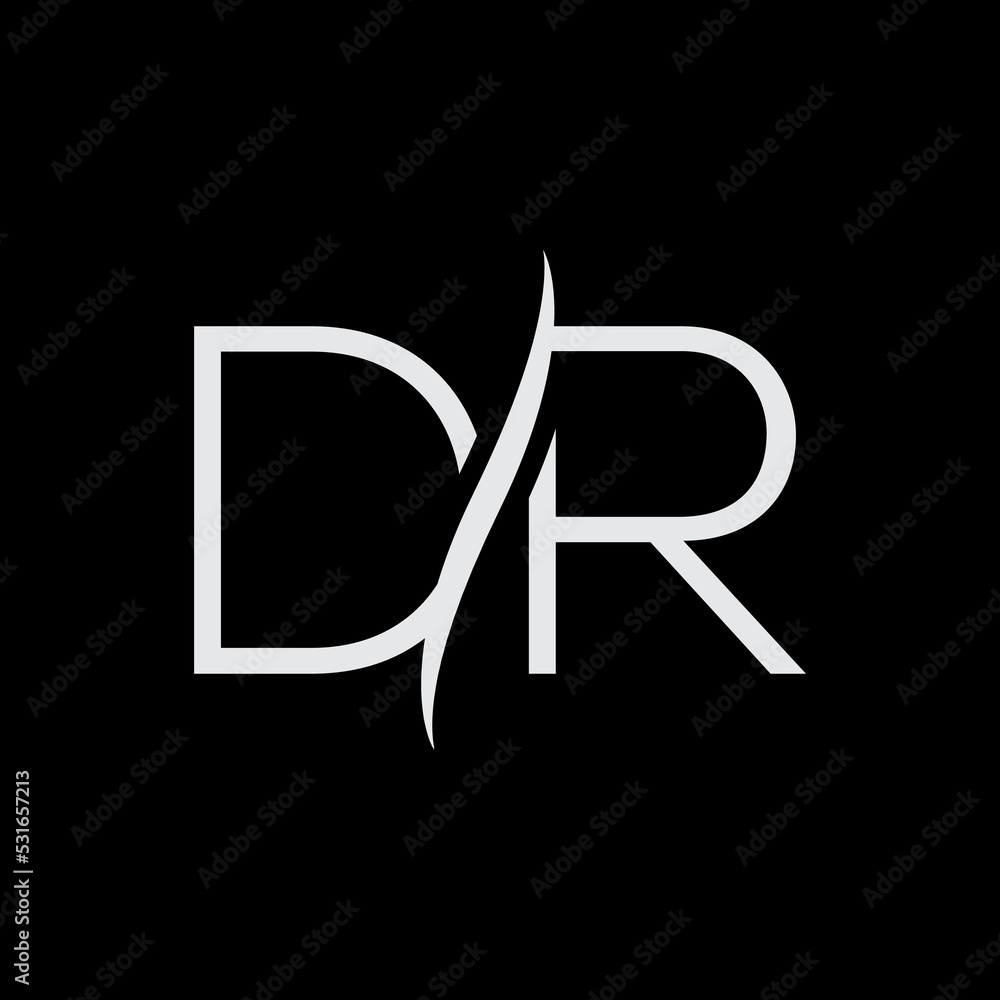 dr logo icon design template sign Creative and Minimalist Logo Design ...