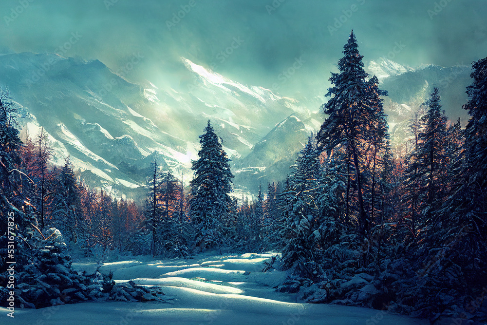 Beautiful Snowy Mountain Wallpapers