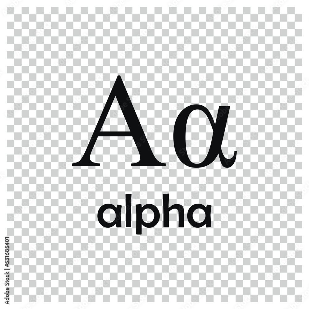 Simple alpha. The Greek alphabet has been used to write the Greek ...