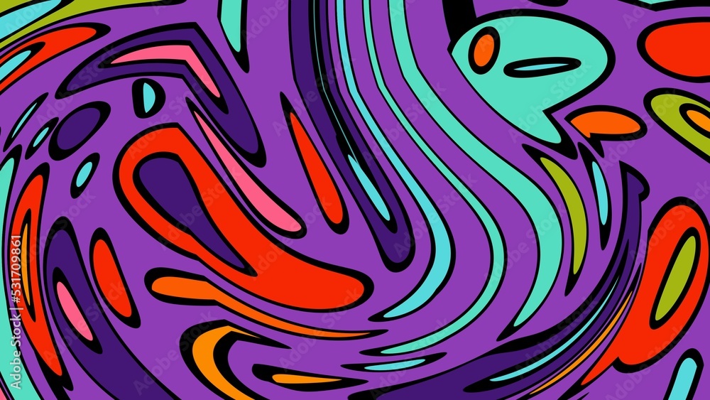 Simple Colorful Abstract Paintings