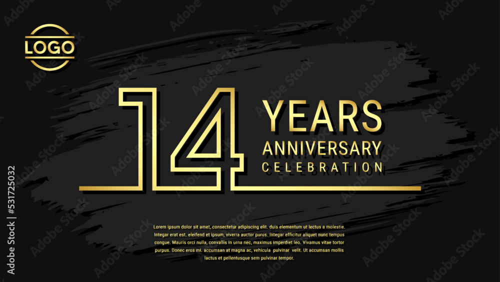 14 years anniversary celebration, anniversary celebration template ...