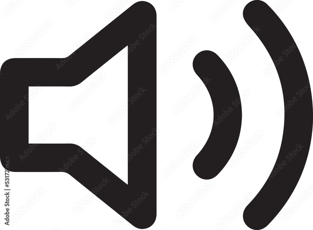 Sound icon. Voice icon. Music icon. Speaker icon. Megaphone. Sound ...