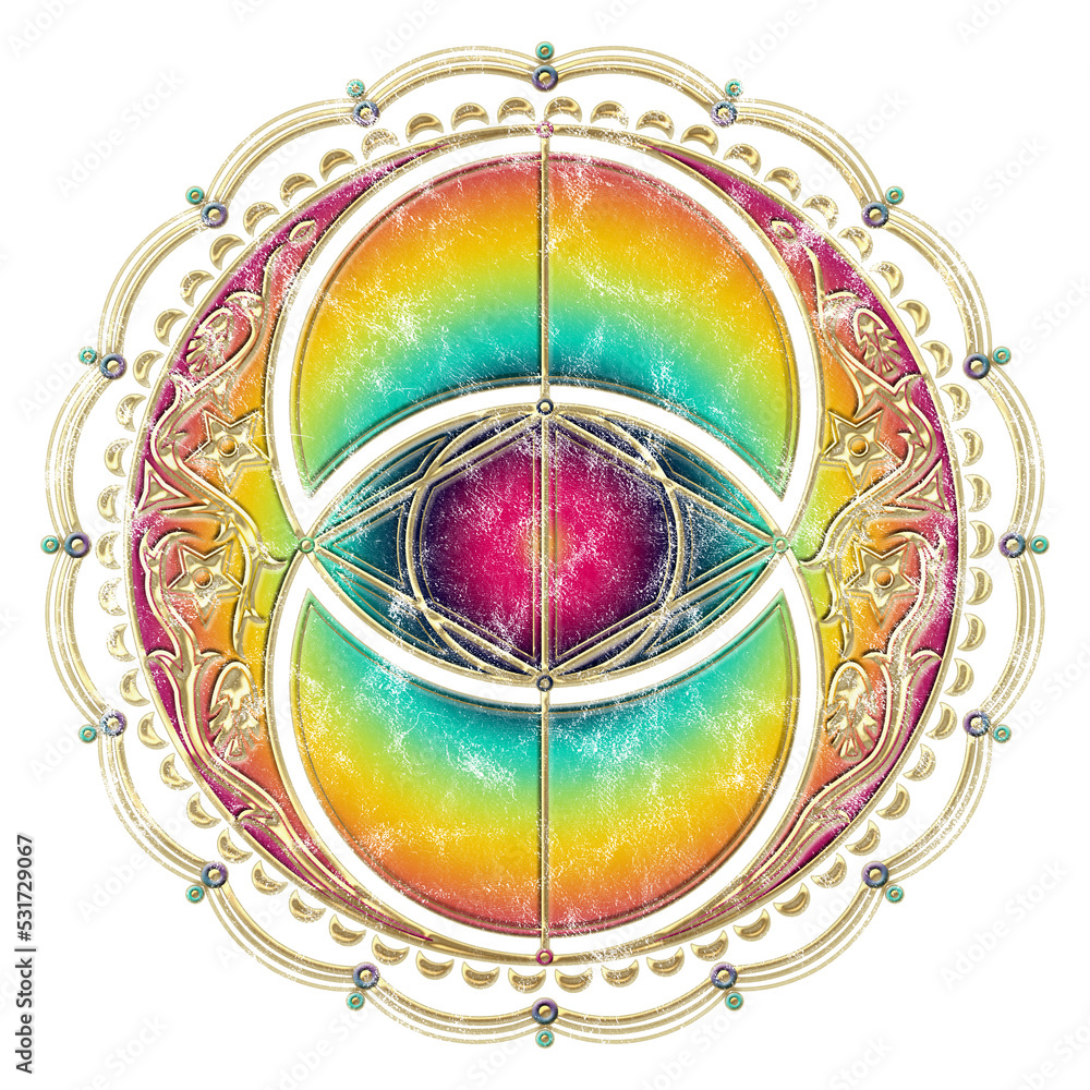 Vesica Piscis, Chalice Well, Sacred Geometry, isolated Stock ...