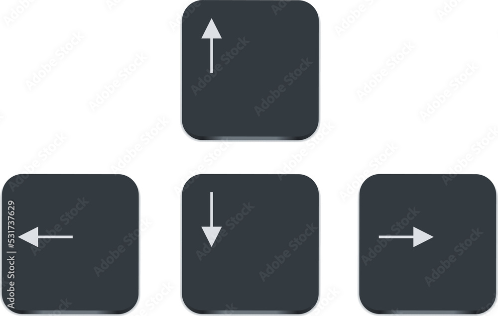 Computer gamer keyboard, WASD keys, vector illustration. WASD keys ... Computer gamer keyboard, WASD keys, vector illustration. WASD keys ...