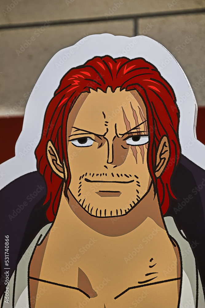 Osaka, Japan - Sep 6, 2022 : Photo of anime characters SHANKS from ONE ...