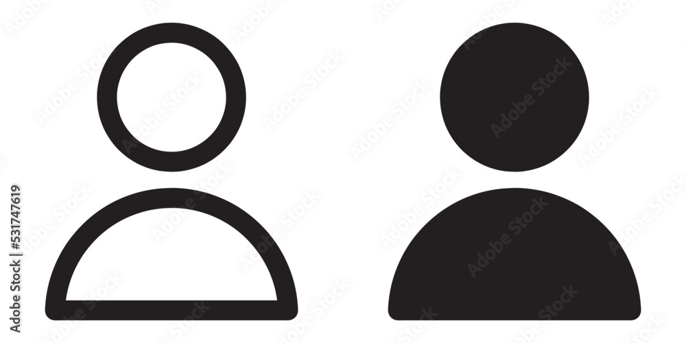 Vetor de ofvs136 OutlineFilledVectorSign ofvs - avatar vector icon ...
