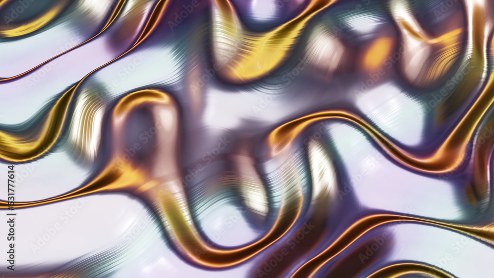 Pearlescent texture of creases in the fabric, 16x9 landscape ...