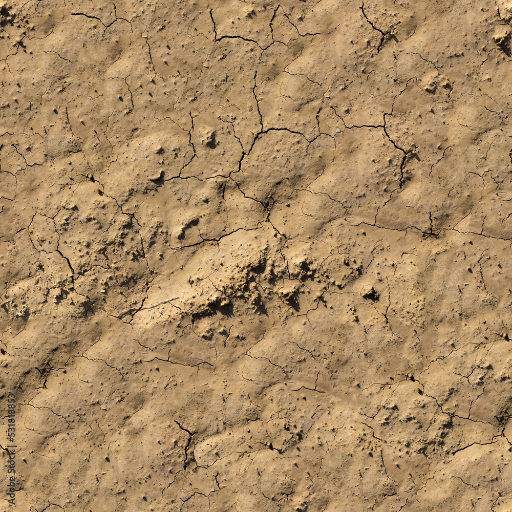 Seamless Dirt Texture. The dusty, rough surface of the earth. Aesthetic ...