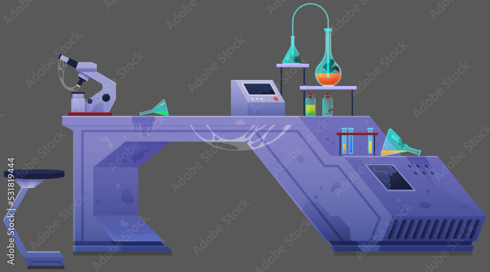 Accident and destruction while scientists experimenting in science ...