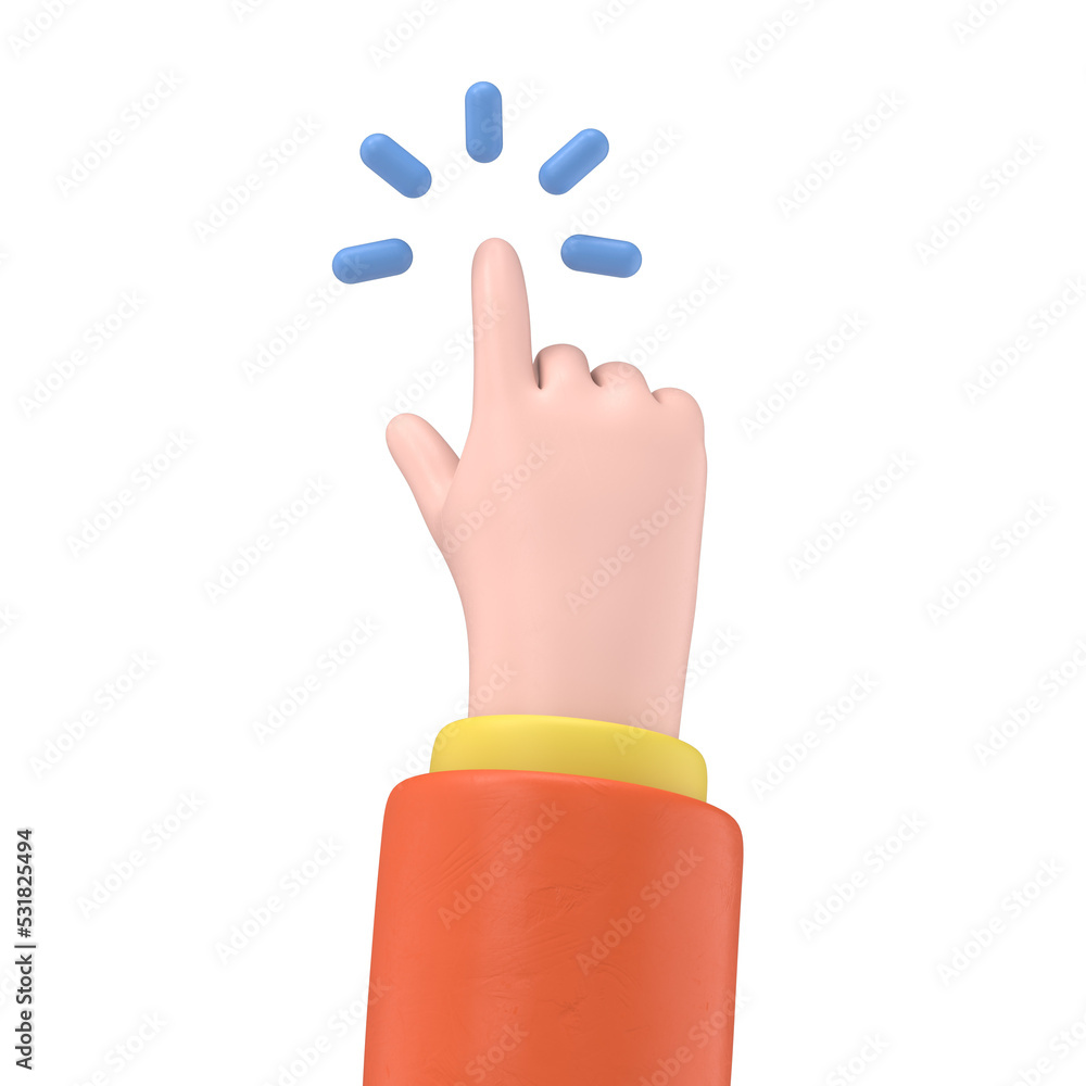 Transparent Backgrounds Mock-up.3d icon illustration - Touch or click ...