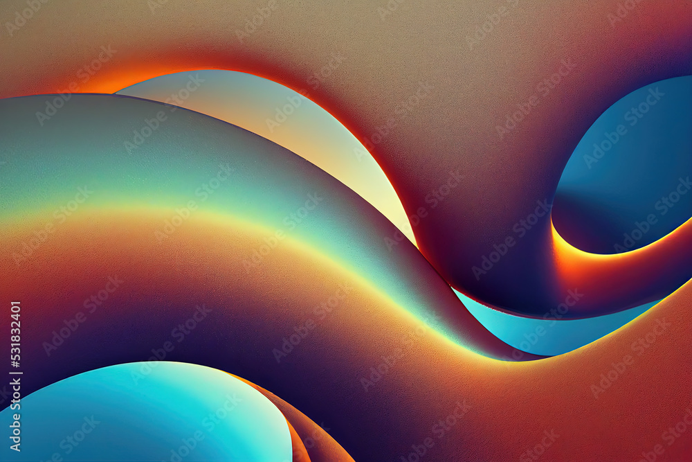 Colorful and Creative Abstract Philosophy Artwork. Fantasy Backdrop ...