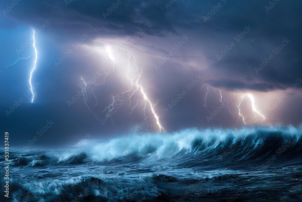 Lightning And Thunder Waves