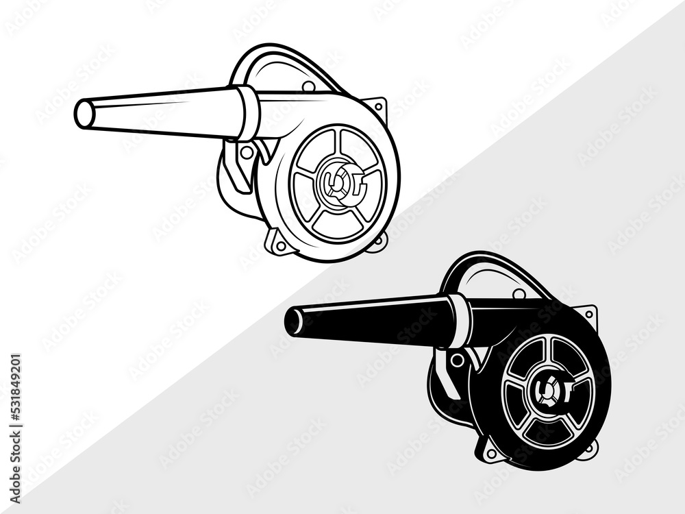 Blower Machine SVG, Leaf Blower Svg, Blower Svg, Electric Blower Svg ...