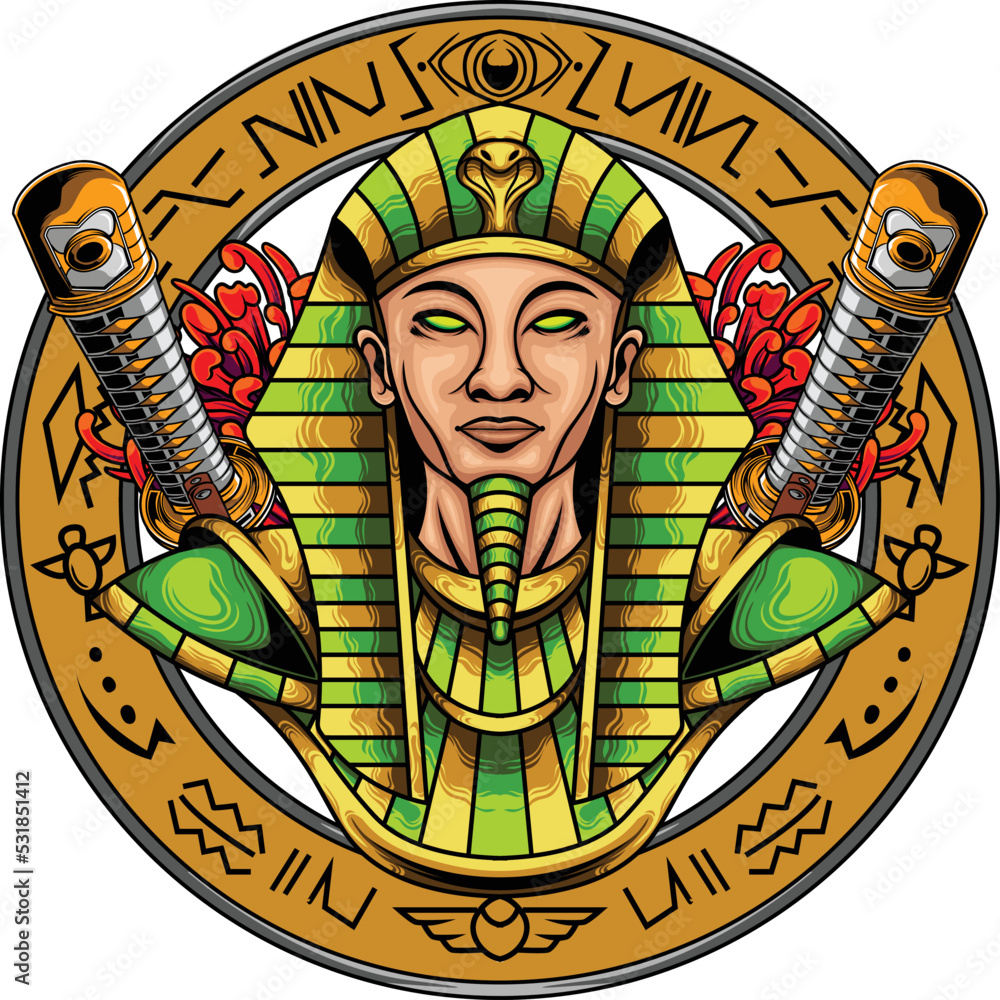 vector illustration of egyptian mummy Stock Vector | Adobe Stock