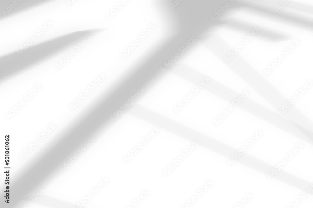 Abstract shadow and striped diagonal light background on white wall ...