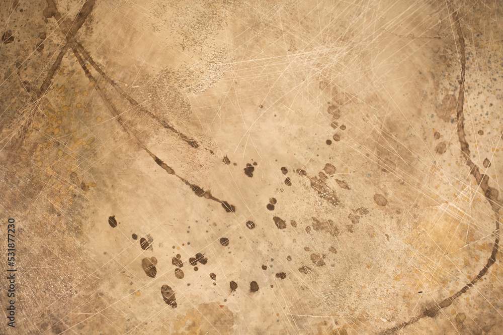 Vintage antique papyrus paper texture, abstract wall surface background ...