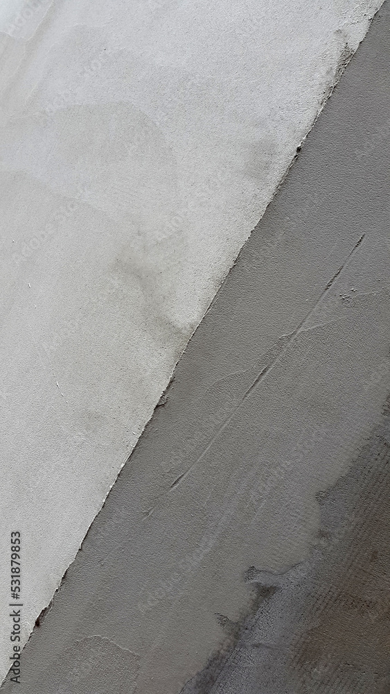 Cement-sand plaster. Plastered surface. Texture of cement surface Stock ...