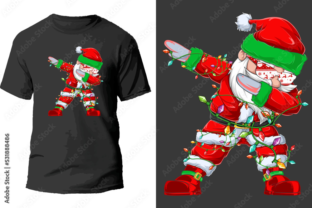 christmas t shirt design. Stock Vector | Adobe Stock