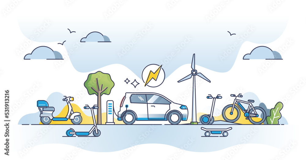 Green transportation using renewable electricity as fuel outline ...