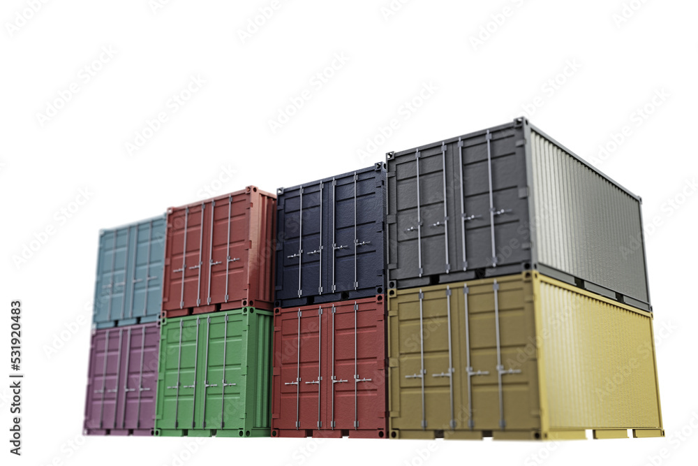 Photo & Art Print containers isolated on transparent background ...