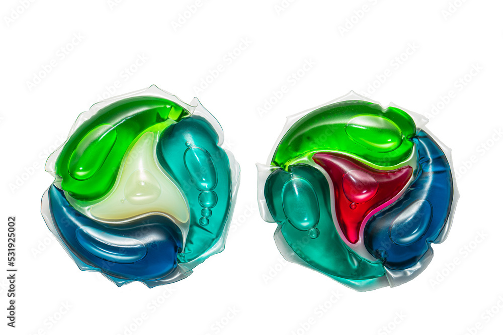 Pair of laundry detergent pods on transparent background Stock Illustration | Adobe Stock