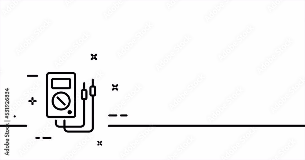 Wideo Stock: Ammeter. Device for measuring electricity, construction ...