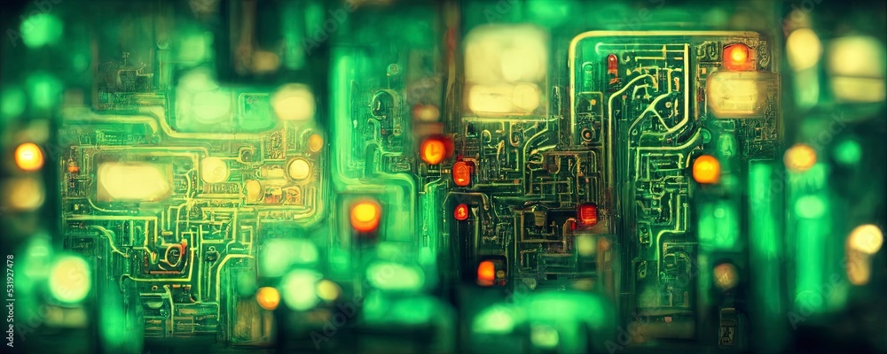 Circuit board background, can be used as digital dynamic wallpaper ...