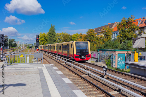 Fototapeta kuchenna Neue Berliner S-Bahn, neue Baureihe 483/484 ...
