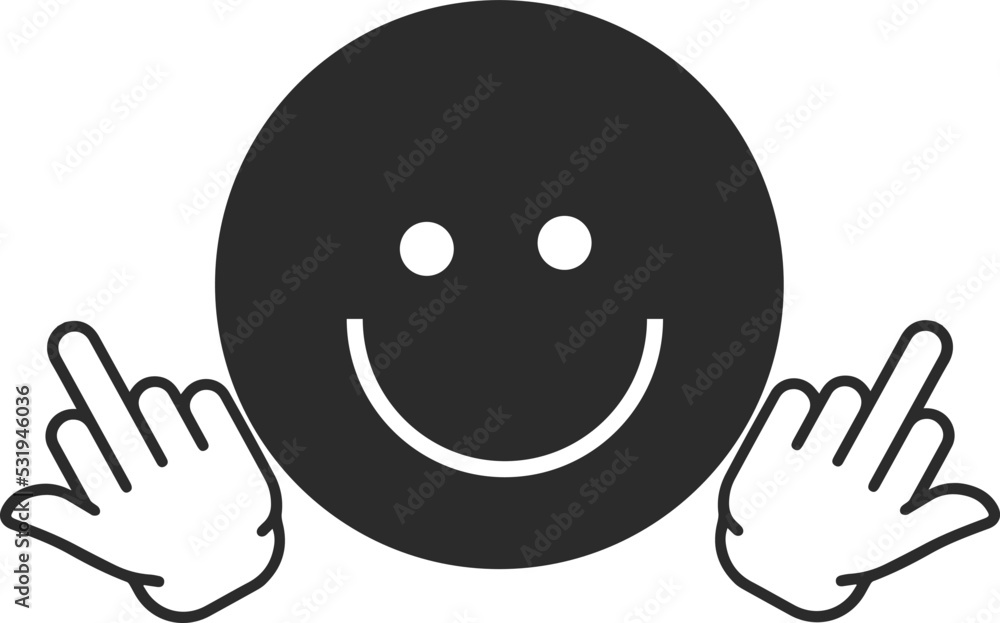 Middle finger icon, finger icon vector Stock Vector | Adobe Stock Middle finger icon, finger icon vector Stock Vector | Adobe Stock