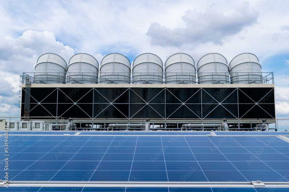 Foto de Hot climate and Sets of cooling towers cause increased power ...