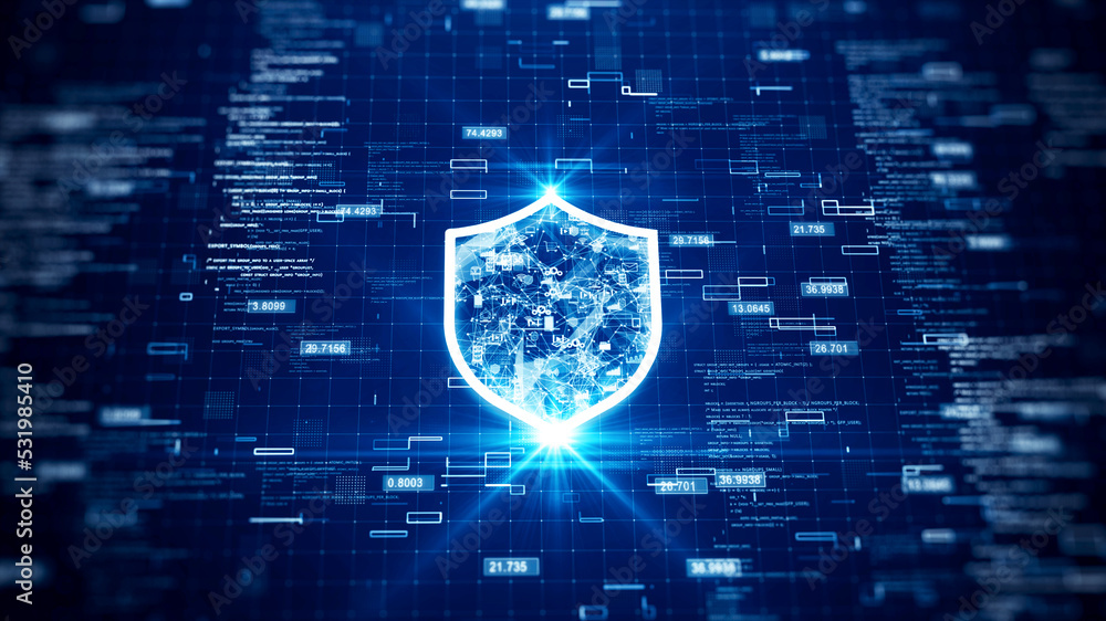 Cybersecurity Data Protection Technology Concept Internet Connection Online Network The Icons