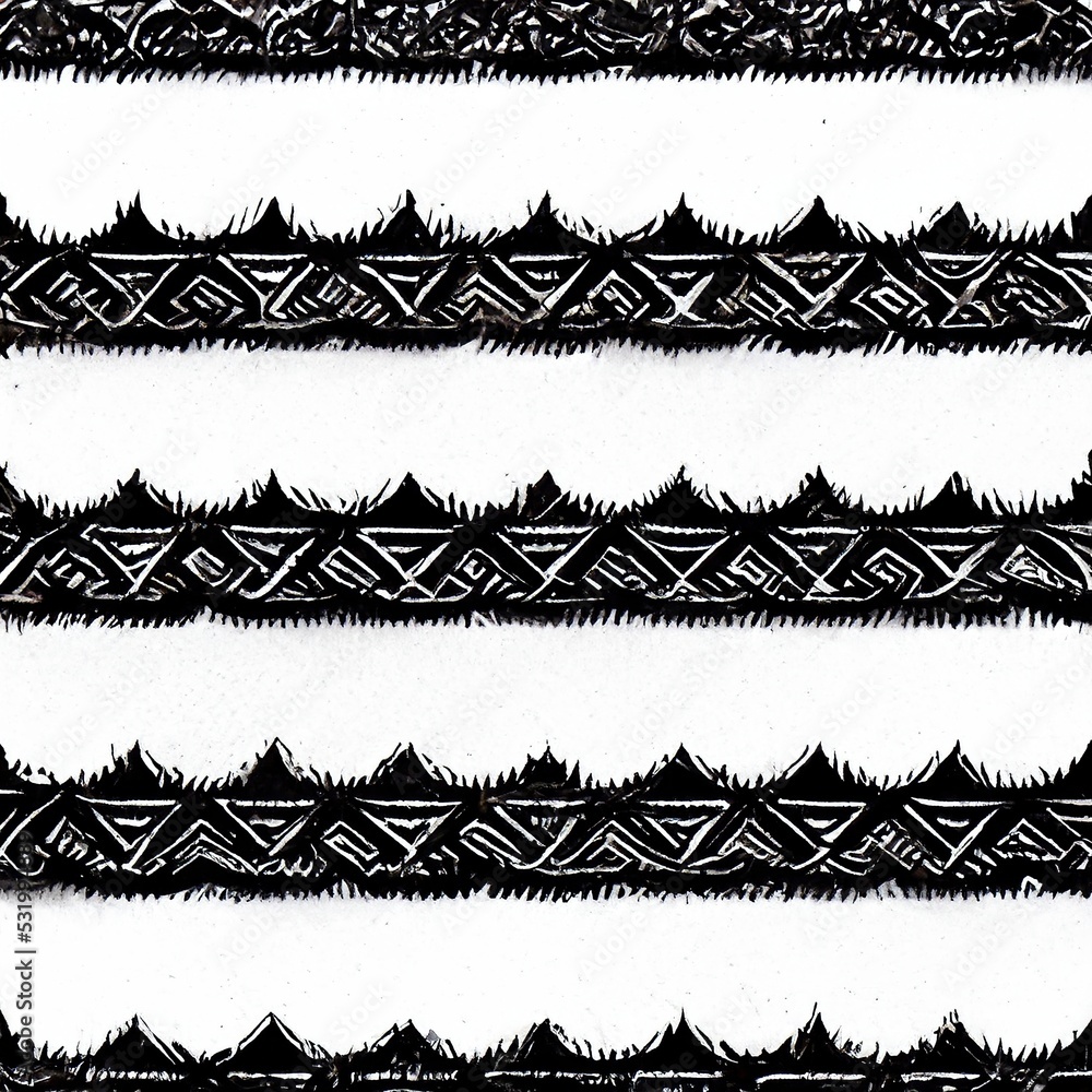 Polynesian tribal pattern tattoo, aboriginal samoan band, maori ...