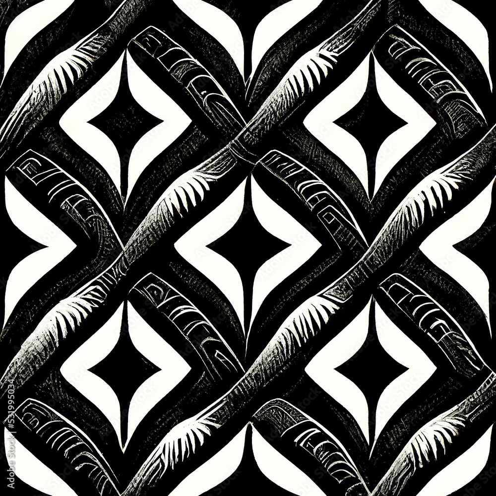 Polynesian tribal pattern tattoo, aboriginal samoan band, maori ...