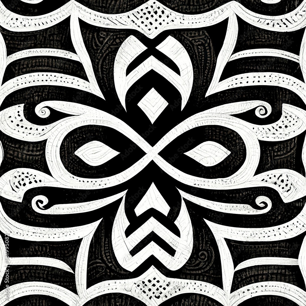 Polynesian tribal pattern tattoo, aboriginal samoan band, maori ...