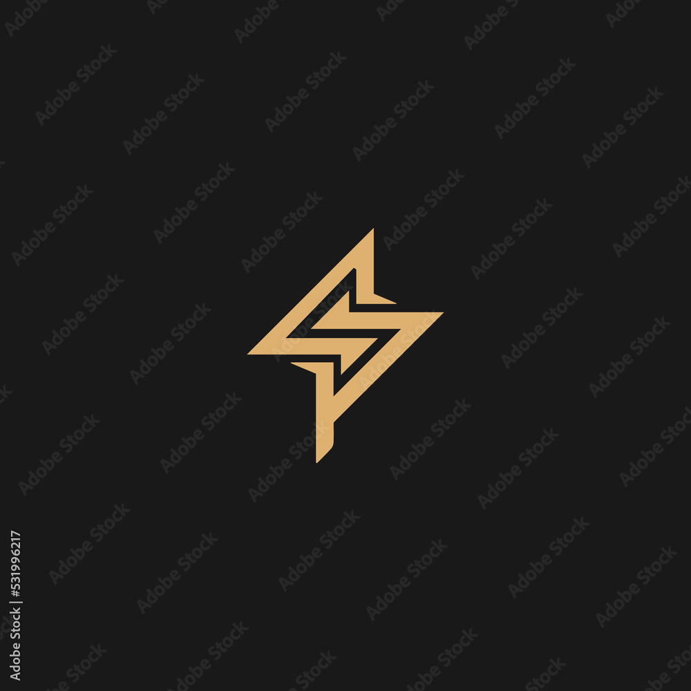 Initial Letter SP Logo Design Vector Template. SP Letter Logo Design SP ...