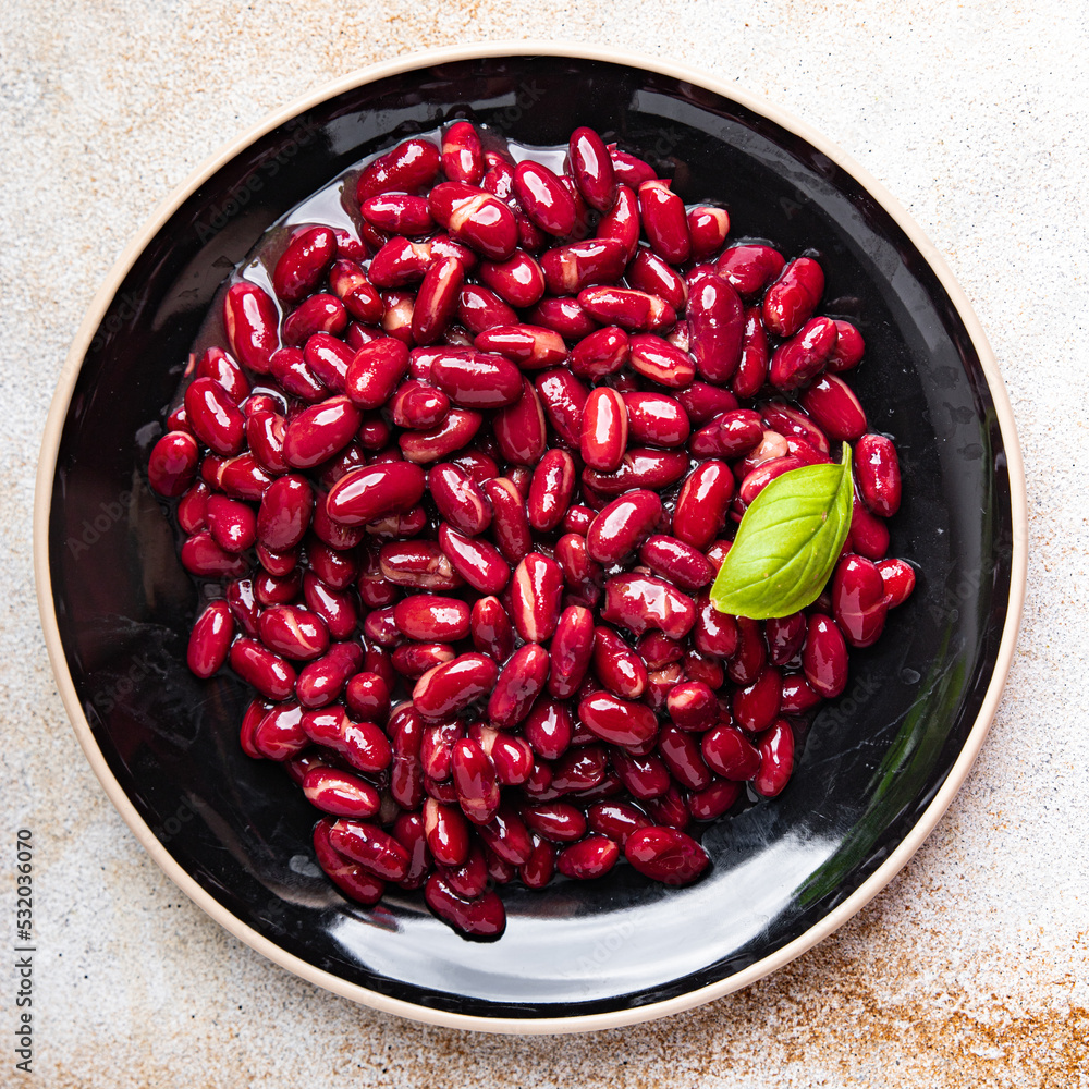 beans red legume healthy meal food snack on the table copy space food ...