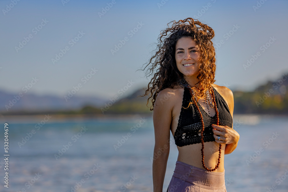Free and uninhibited woman outdoors Stock Photo | Adobe Stock