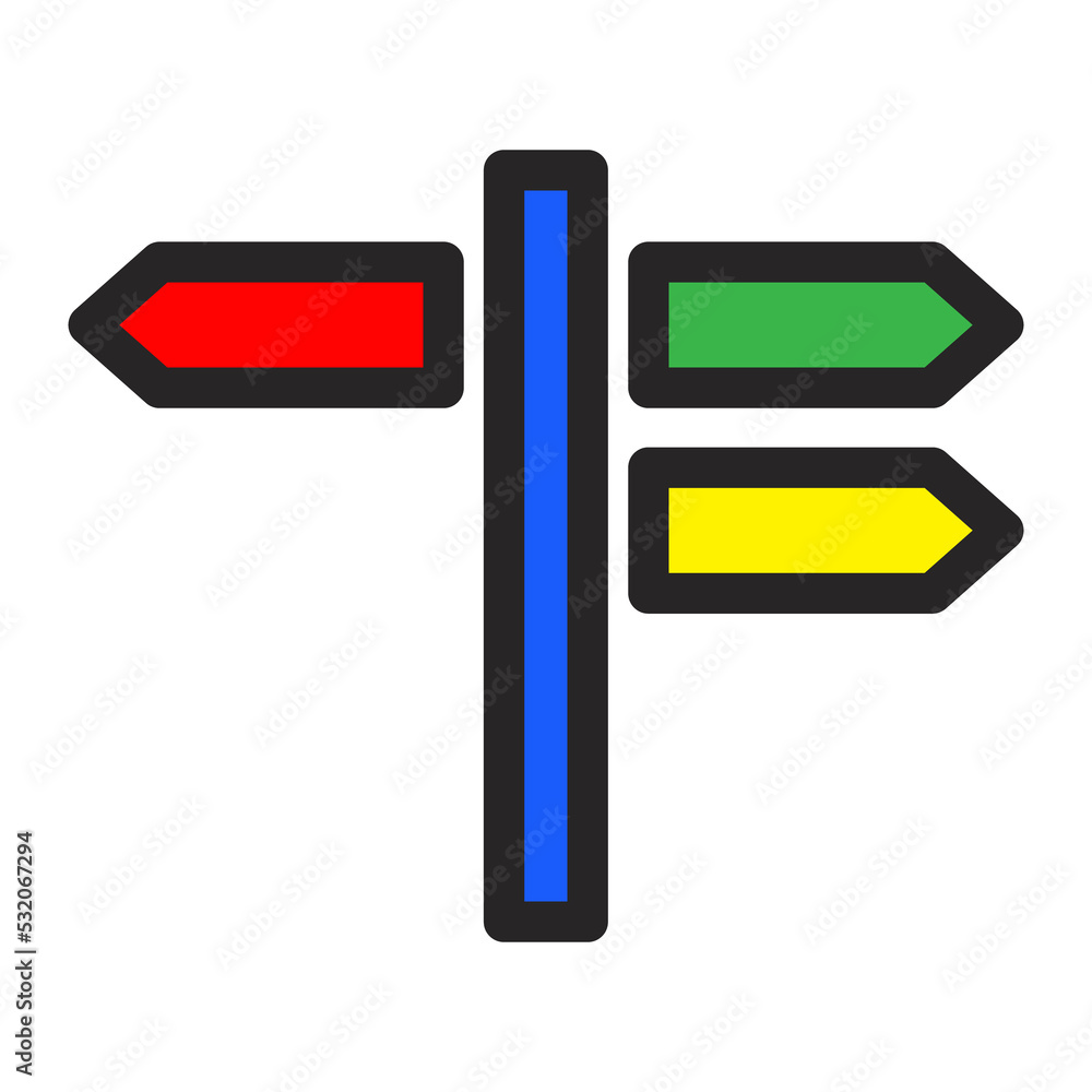 directions icon Transparent Png no background Stock Illustration ...