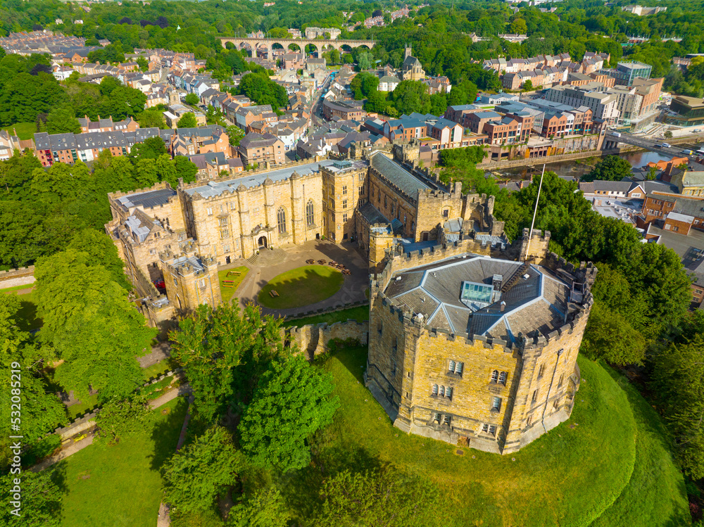 Durham Castle is a Norman style castle in the historic city center of ...