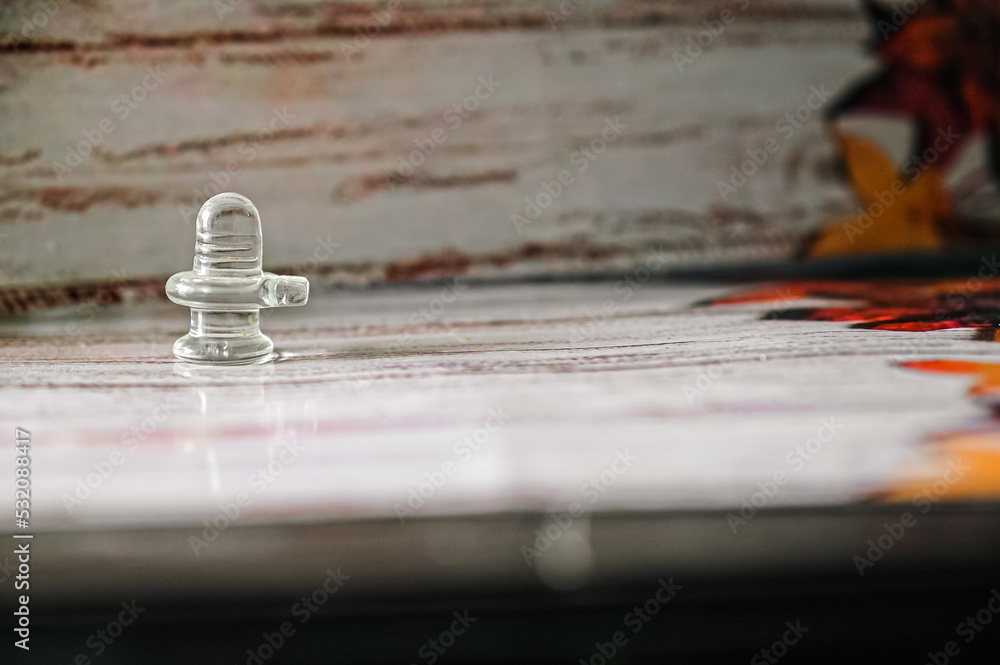 Foto de Symbol of Lord Shiva. Close Up Main Hindu God. Transparent ...