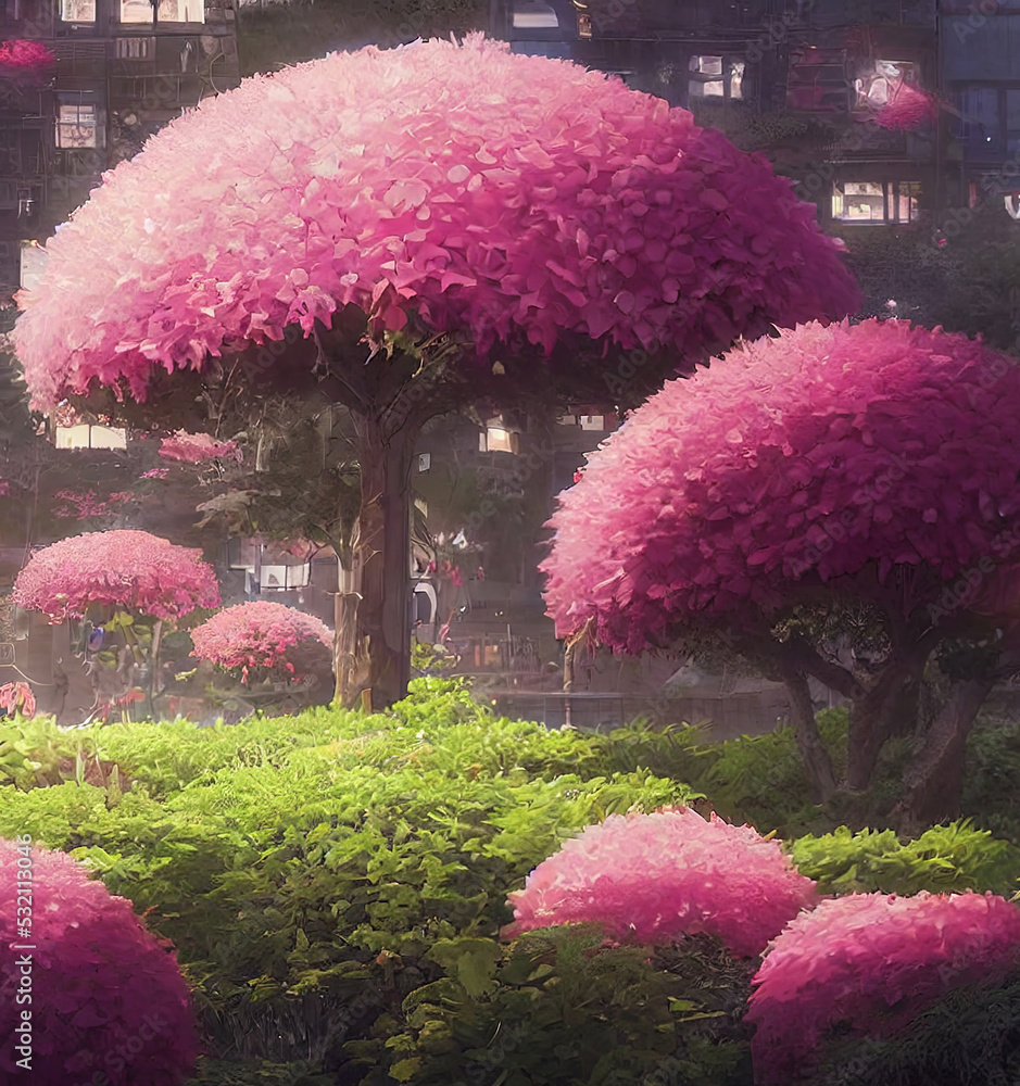 Eternal Legendary Forever Majestic Deep Forest Life Trees. Fantasy ...